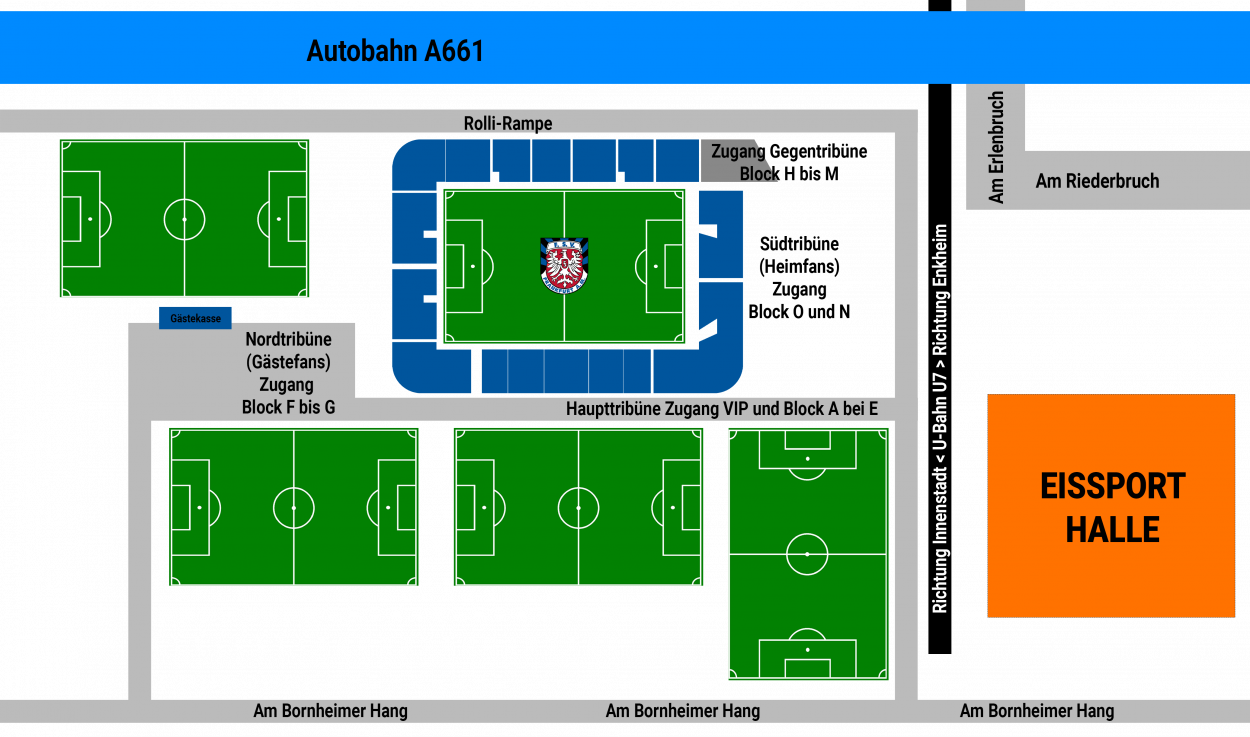 Informationen für die Gäste des FSV Frankfurt | Offizielle Website